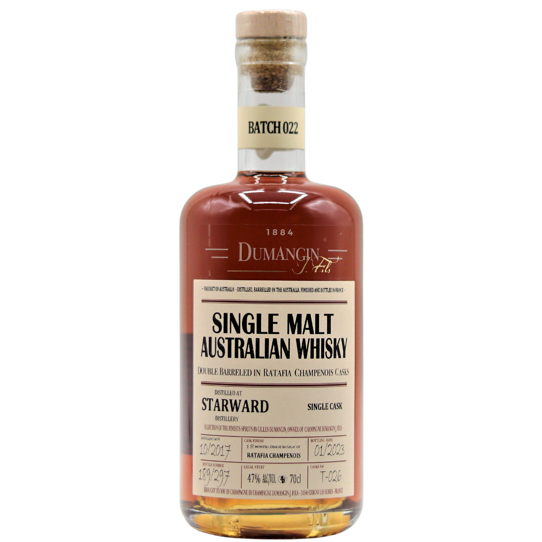 DUMANGIN J. FILS - BATCH 022 – Mane Specialist Bottleshop