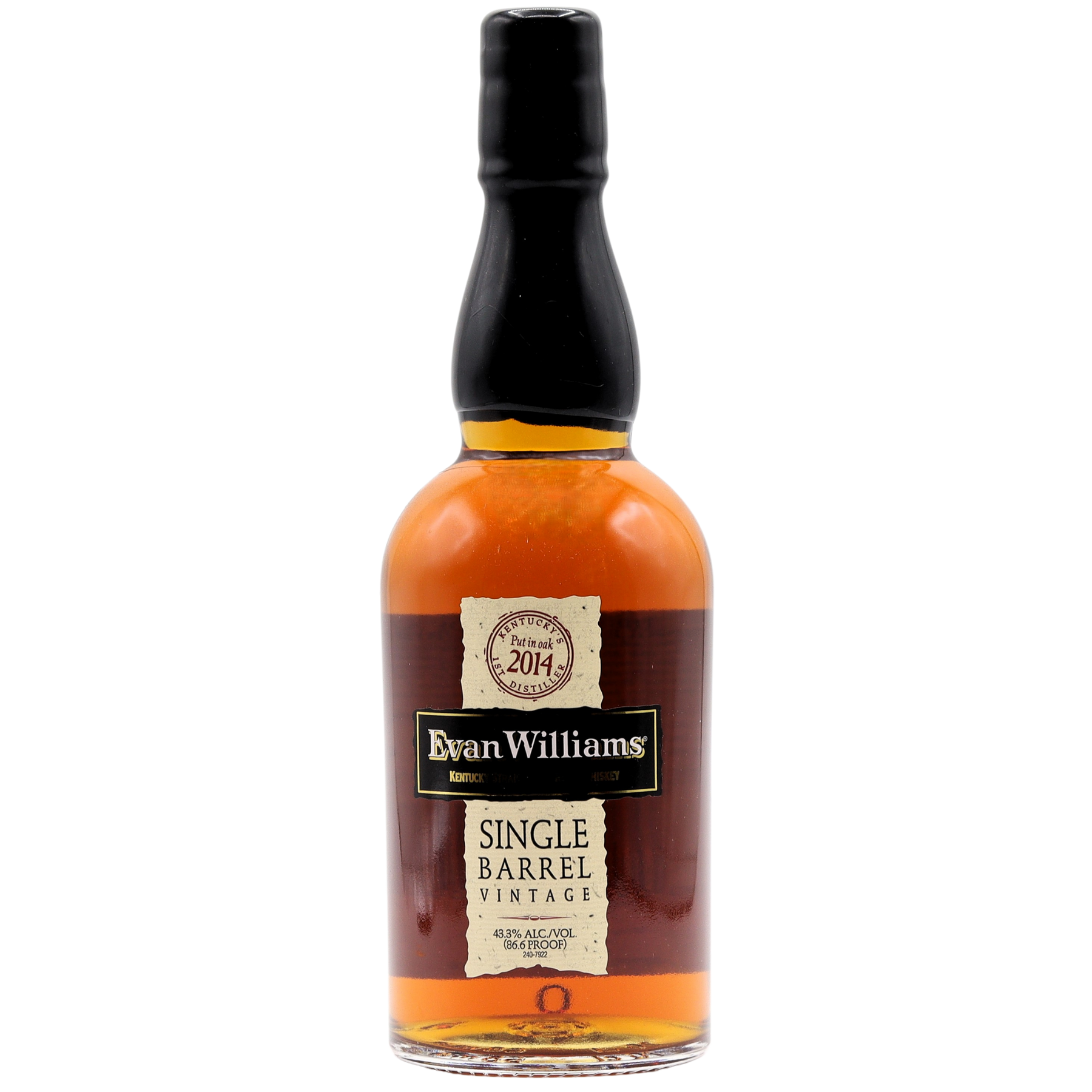 EVAN WILLIAMS - SINGLE BARREL KENTUCKY STRAIGHT BOURBON – Mane ...