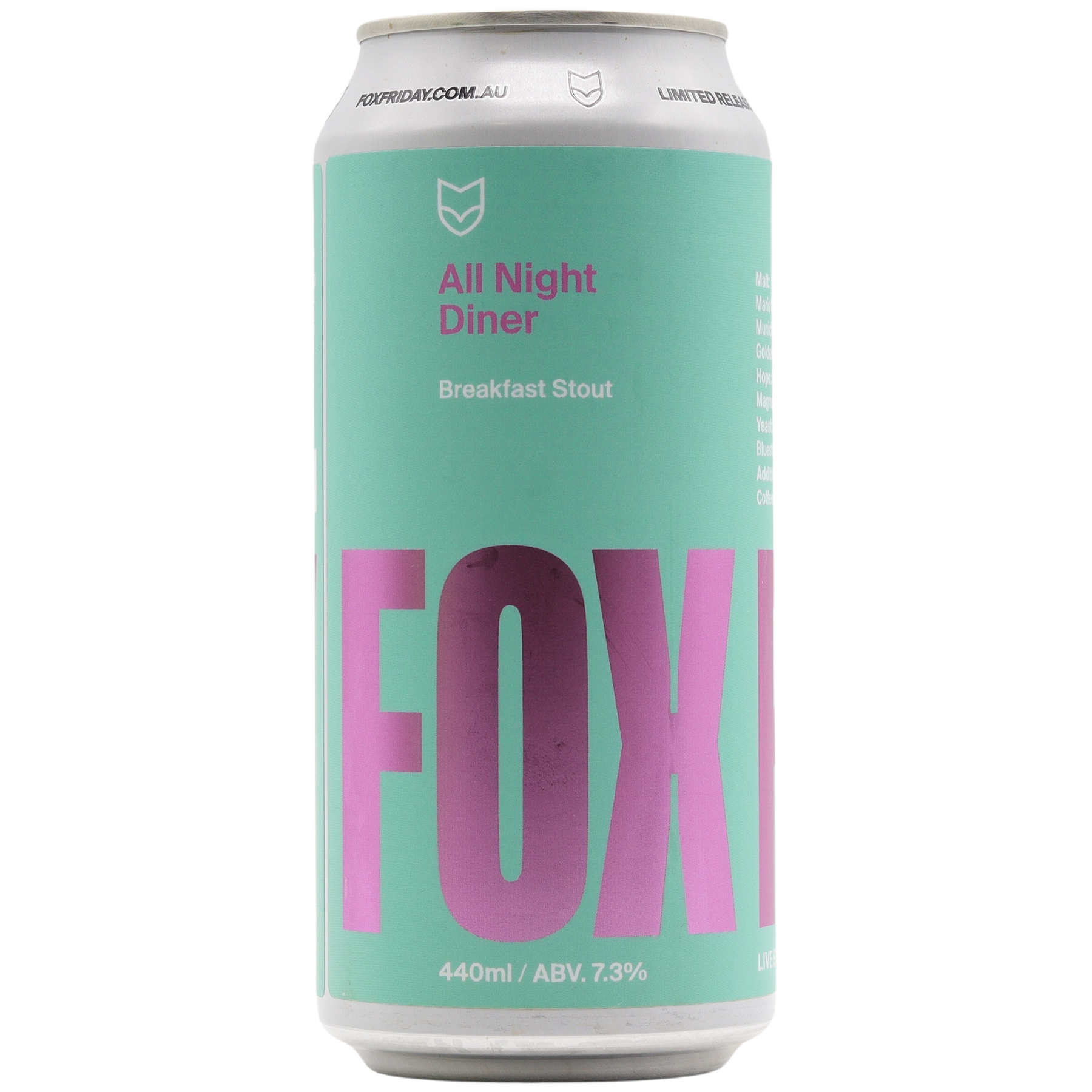 FOX FRIDAY - ALL NIGHT DINER – Mane Specialist Bottleshop
