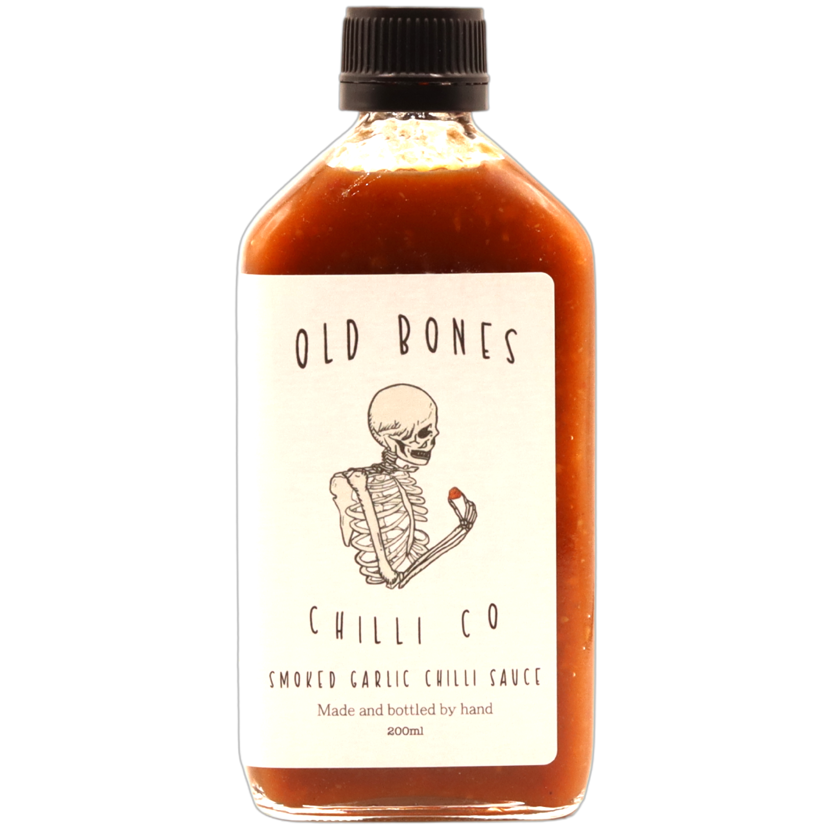 Old Bones Chilli Co - Smoked Garlic Chilli Sauce – Mane Specialist ...