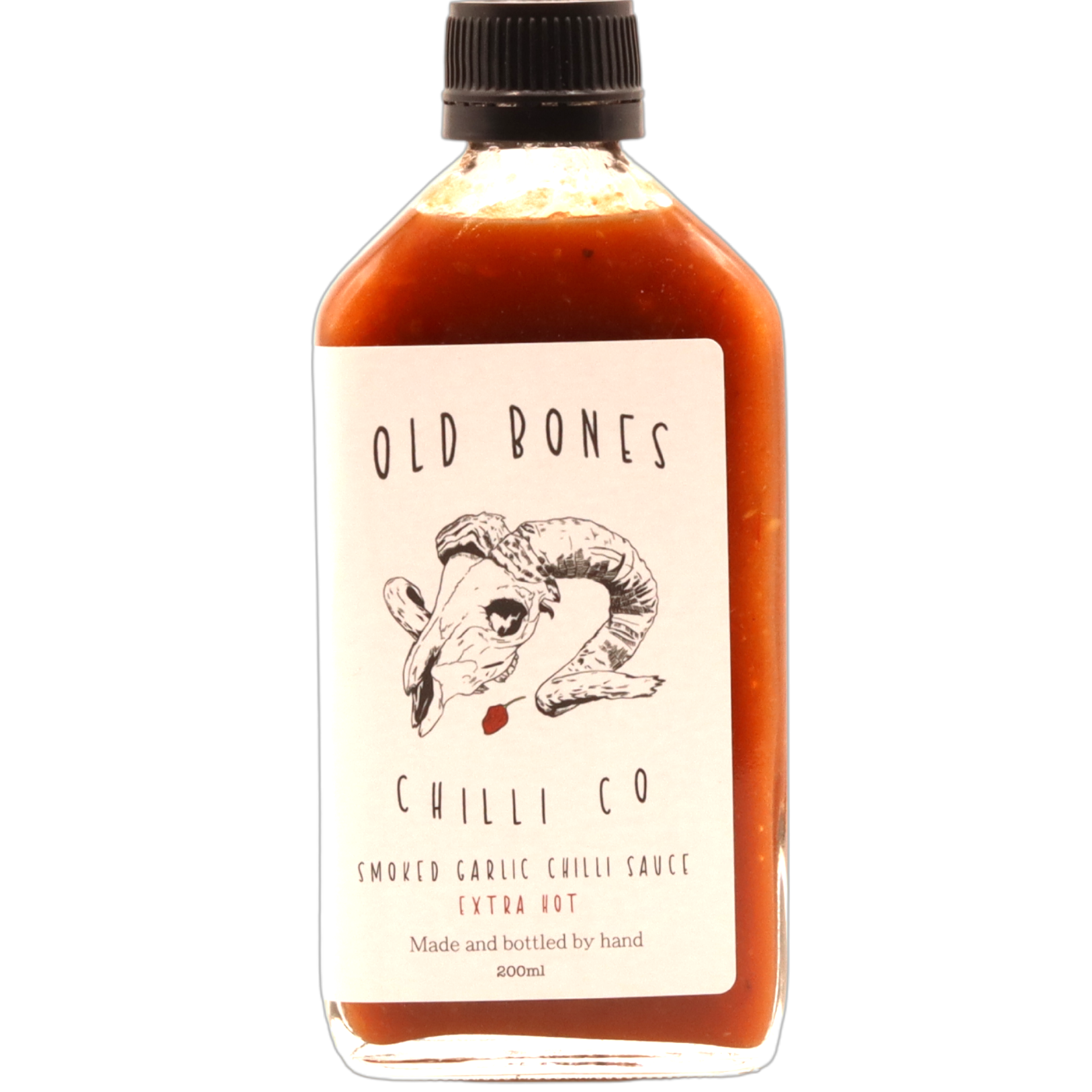 OLD BONES CHILLI CO- SMOKED GARLIC CHILLI SAUCE EXTRA HOT – Mane ...