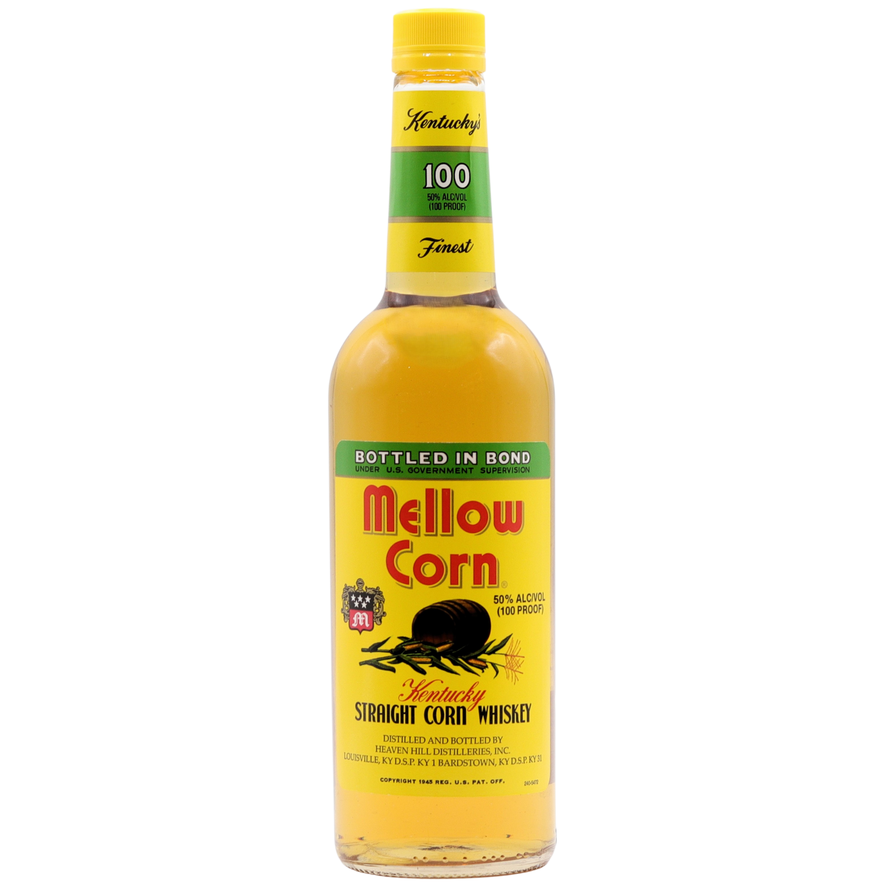 MELLOW CORN - KENTUCKY STRAIGHT CORN WHISKEY – Mane Specialist Bottleshop