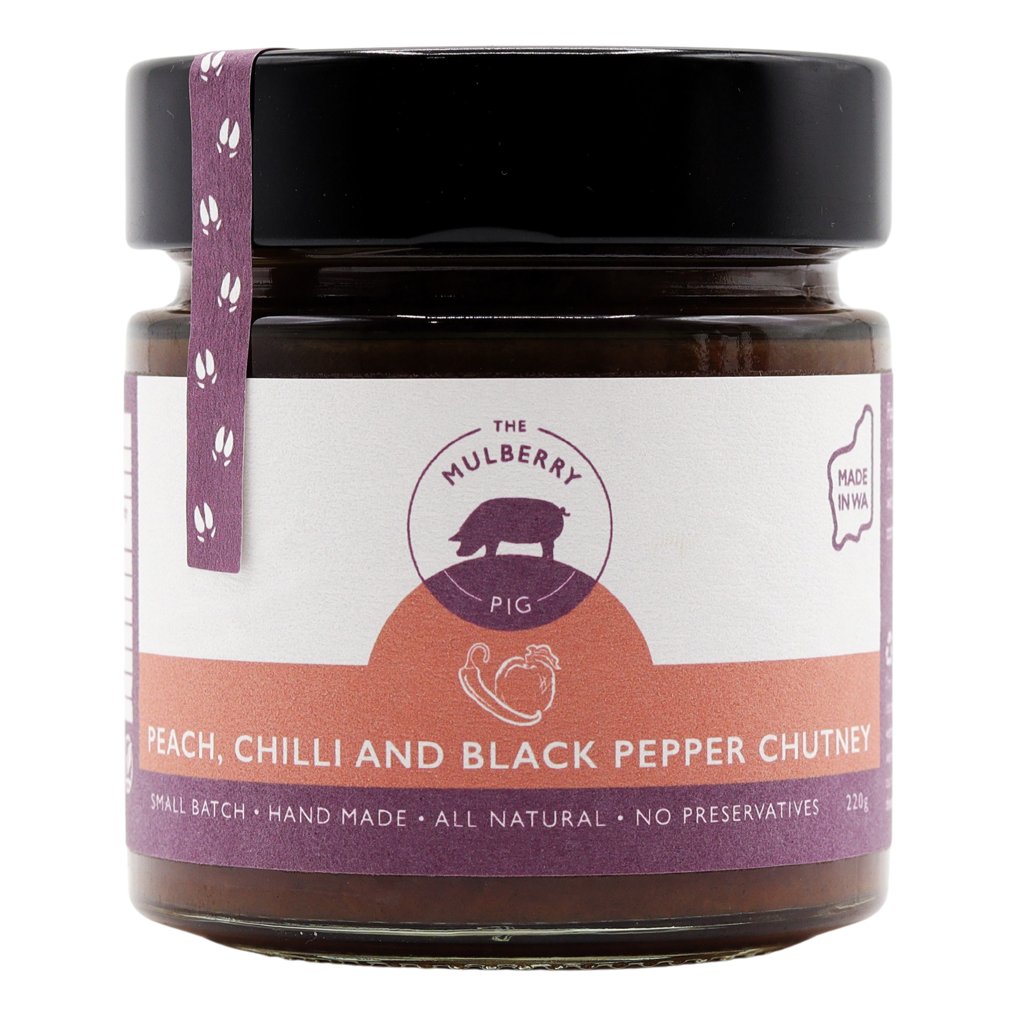 The Mulberry Pig - Peach, Chilli And Black Pepper Chutney – Mane ...