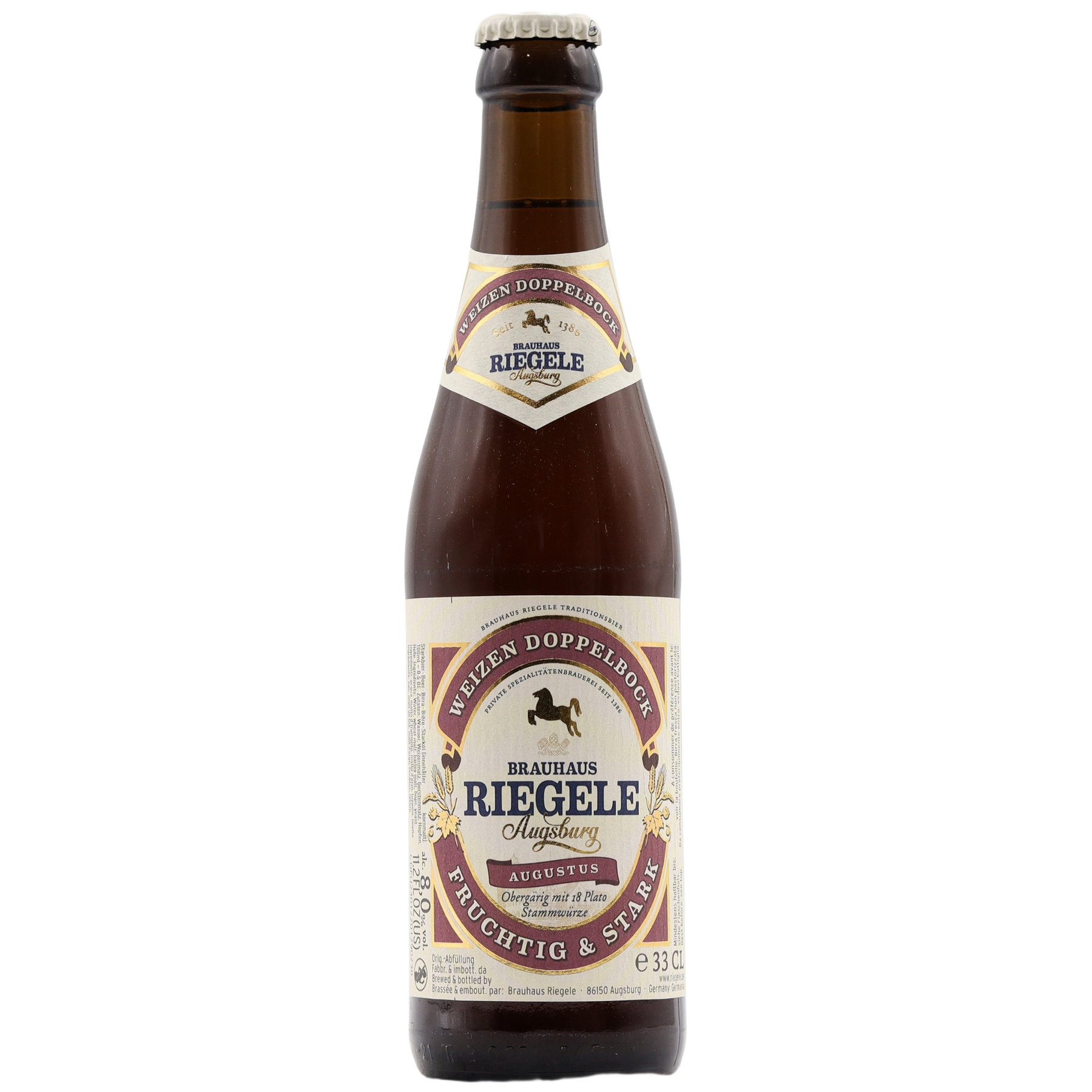 Riegele - Weizen Doppelbock Augustus – Mane Specialist Bottleshop