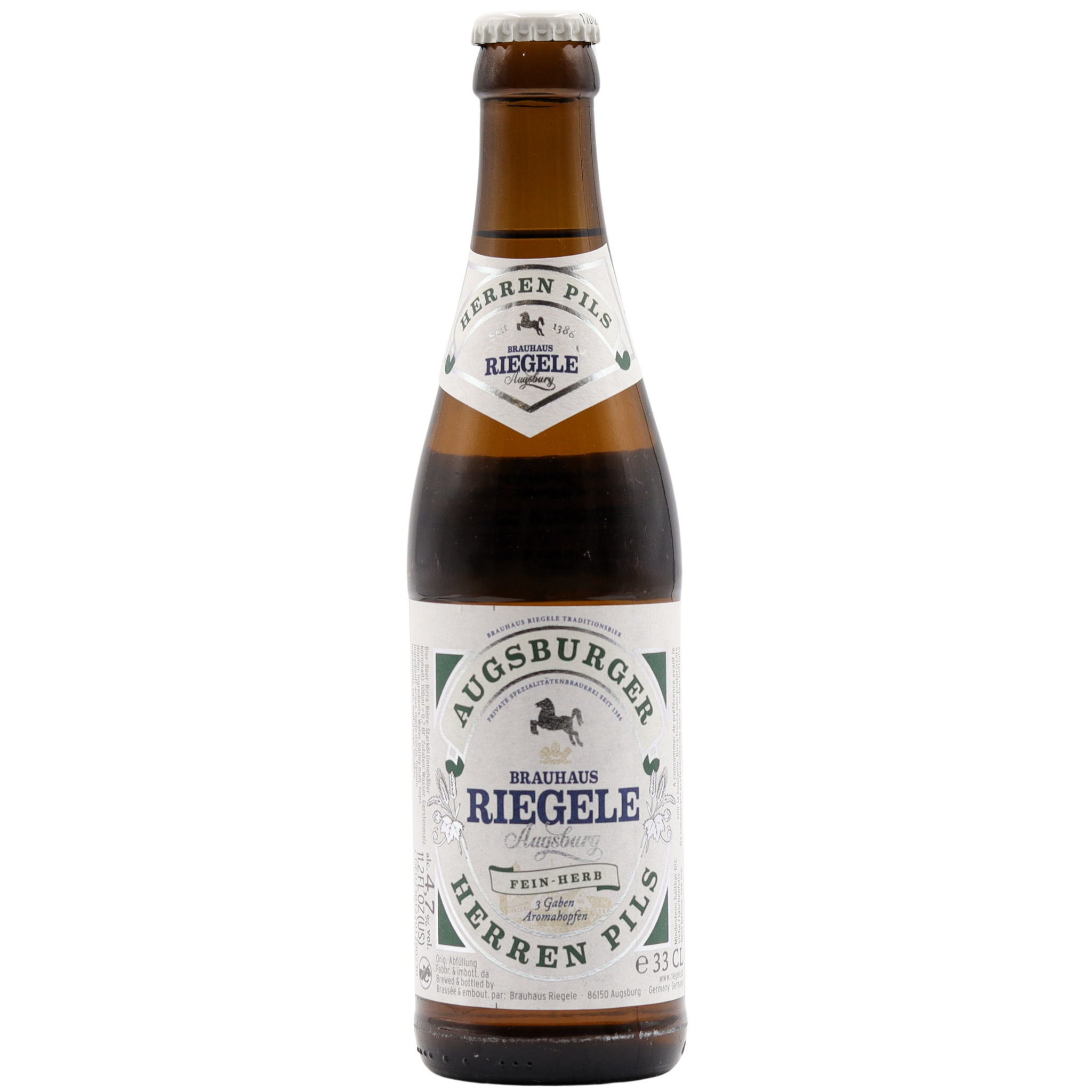 Riegele - Augsburger Herrenpils – Mane Specialist Bottleshop