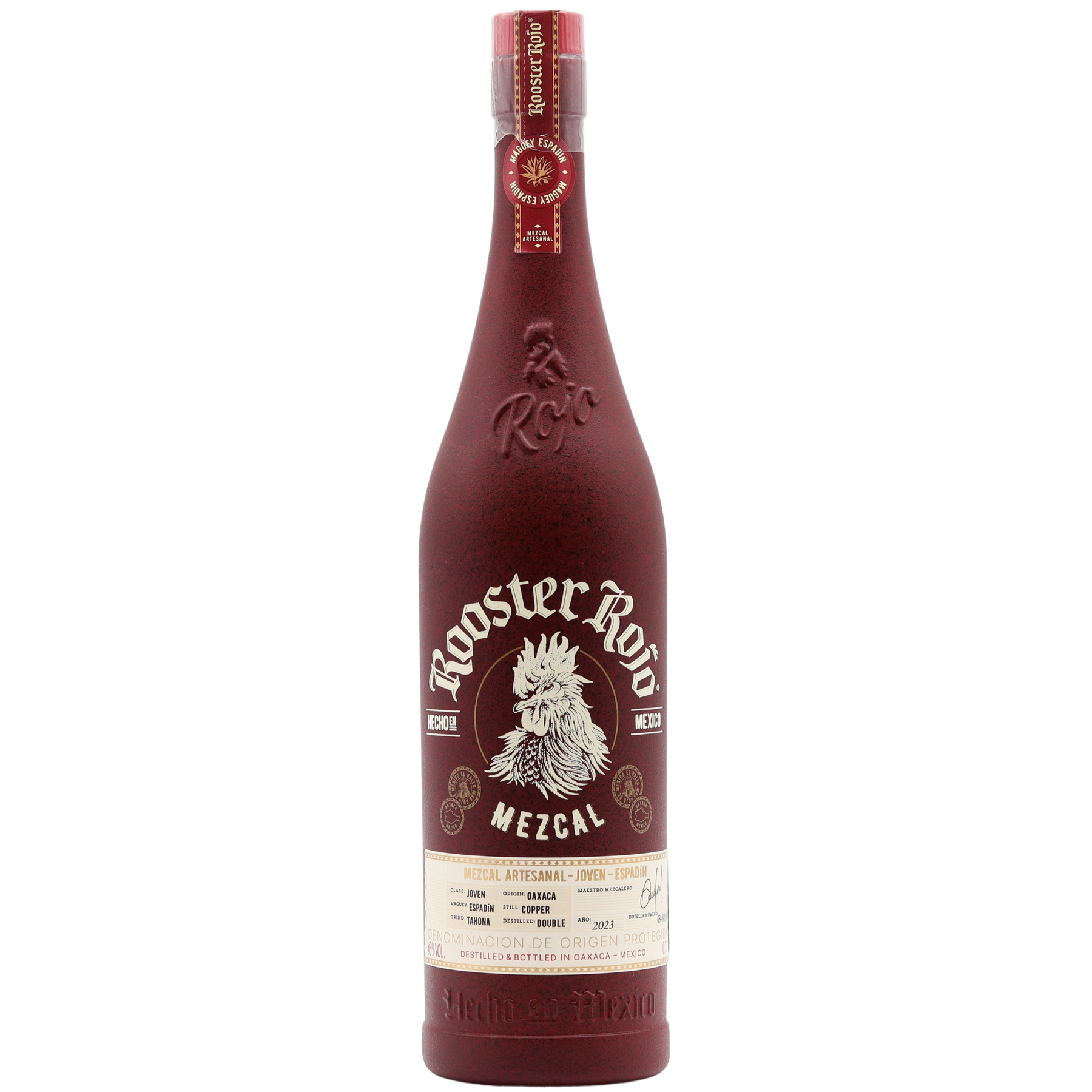 ROOSTER ROJO - MEZCAL – Mane Specialist Bottleshop